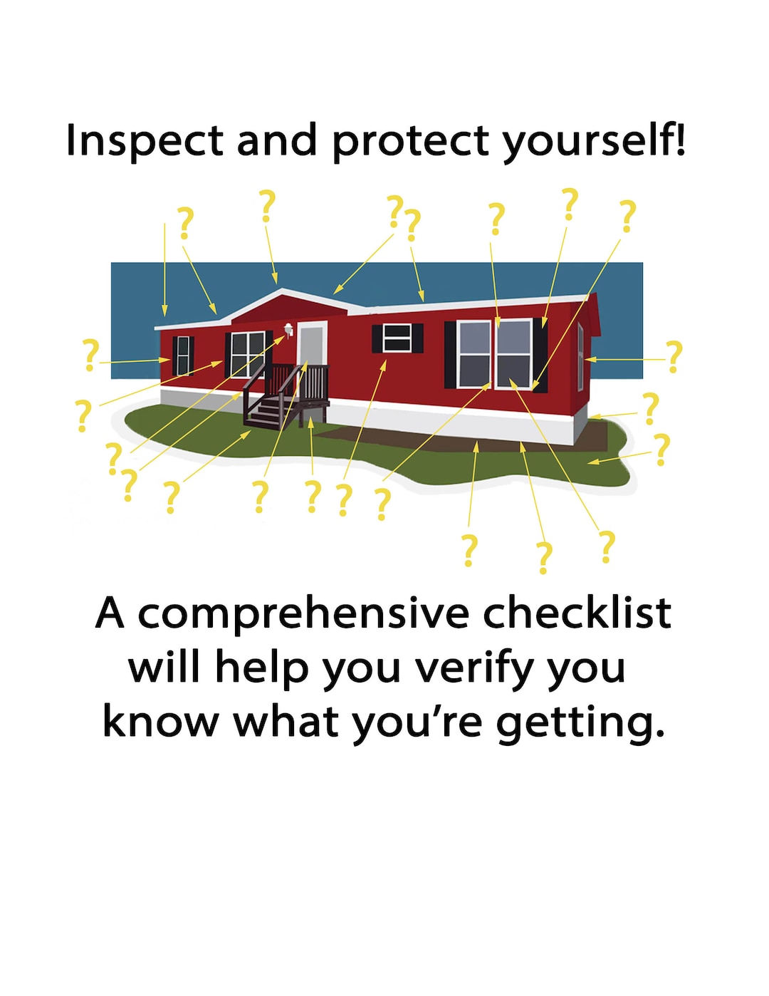 Mobile Manufactured Home Buyers / Renters Inspection Checklist - Etsy