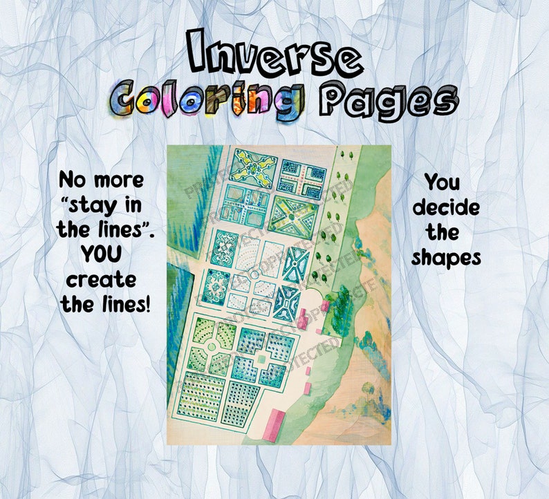 Adult Coloring Sheet PDF Coloring Book Reverse Coloring - Etsy Hong Kong