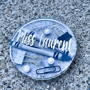 Teacher Resin Coasters Gift for Teachers - Etsy