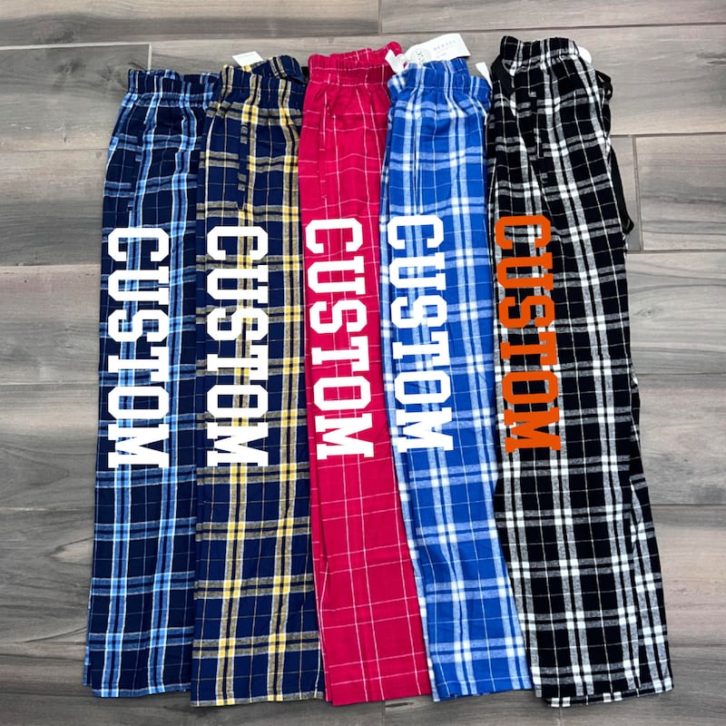 Flannel Logo Pajamas - Etsy