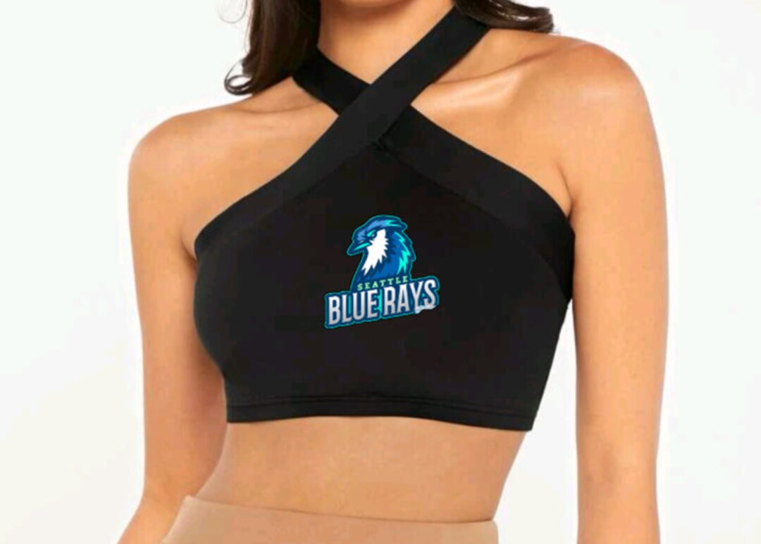 Custom College Apparel Cross Halter Crop Top, Game Day, Tailgate ...