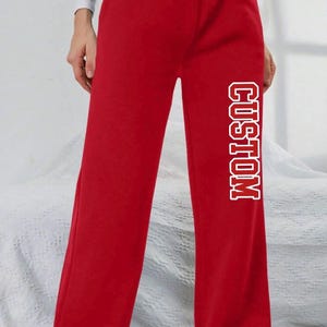 Custom College, Team Pants, Dance, Volleyball, Softball, Coach, Cheer ...