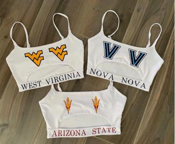 Custom College Apparel Cut out Crop Top | Etsy