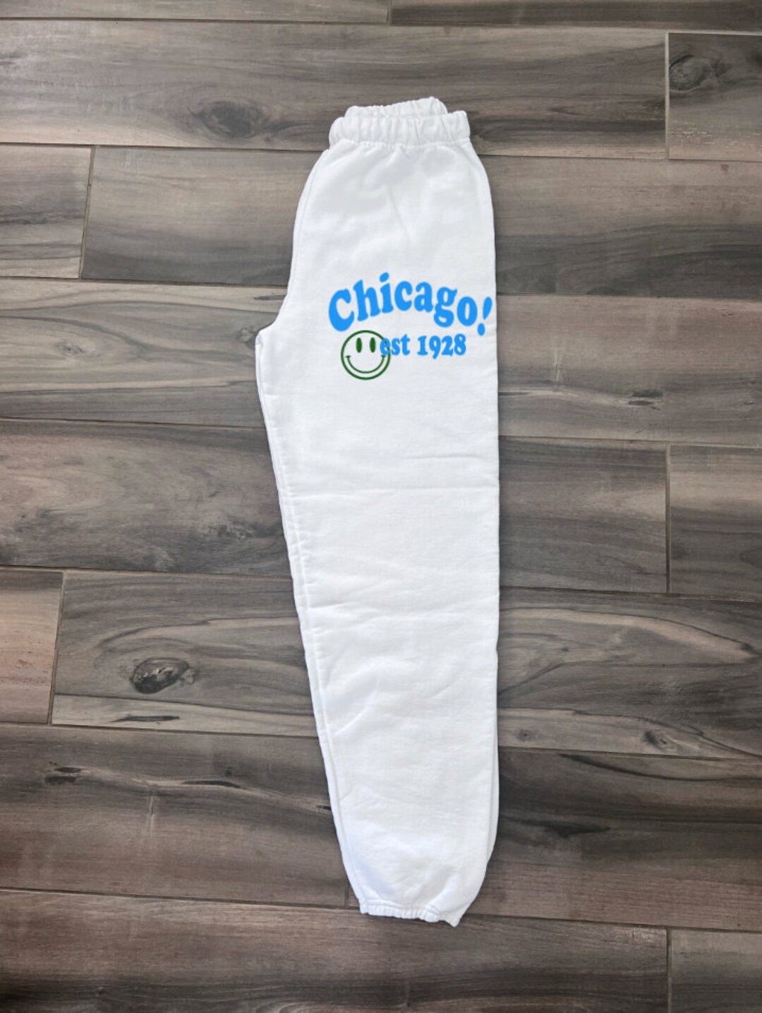Custom College Happy Smiley Established Sweats, Tailgate Apparel ...