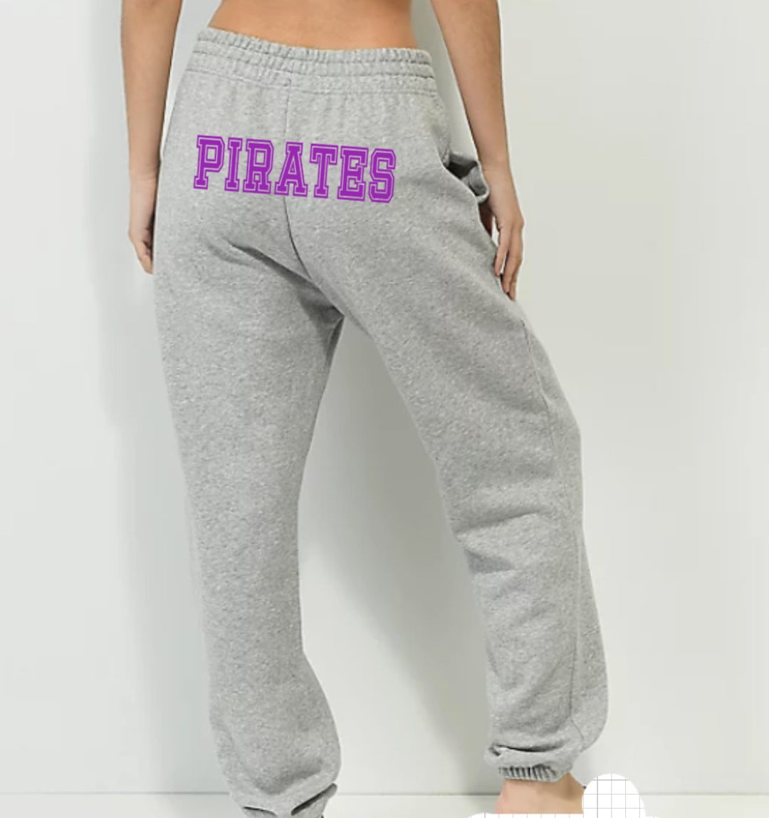 Custom College, Team, Camp or Company Name Booty Text Sweatpants Pants ...