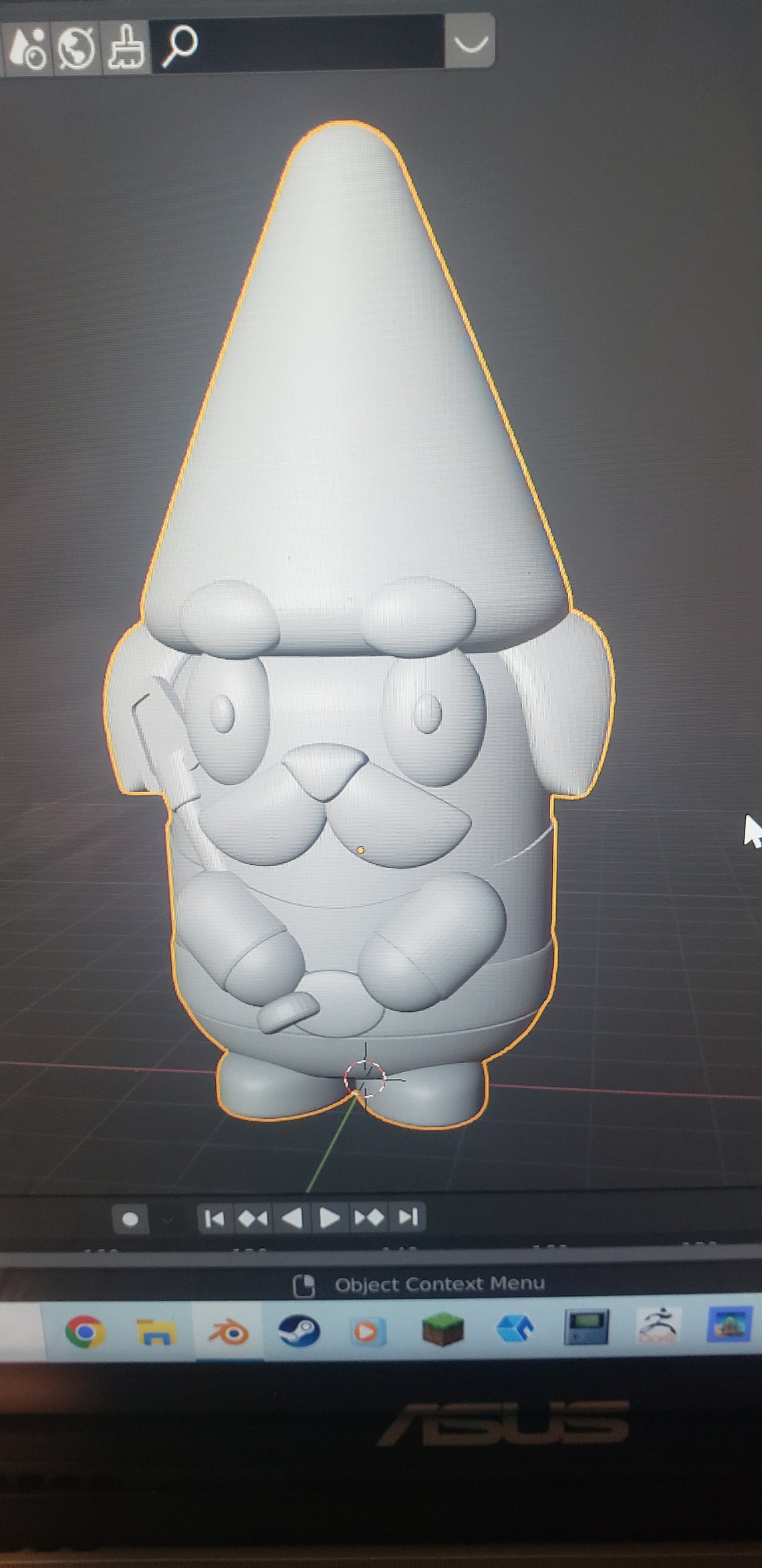 Hecuba the Gnome -- STL for 3D Printing - Etsy