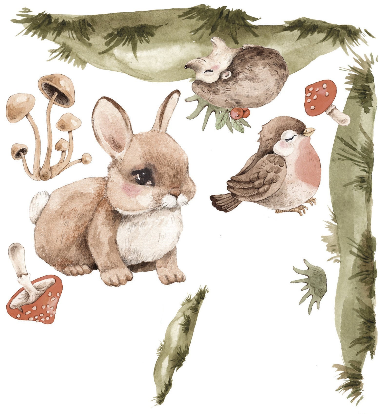 Big Wall Sticker Set for Kids Nursery Wall Sticker Big Set - Etsy