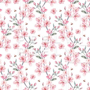 Subtle Flowers | Removable Wallpaper | Pattern #285 - Etsy
