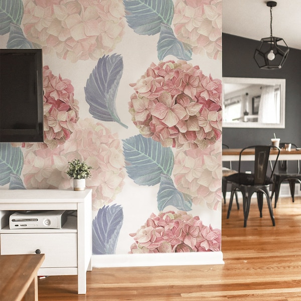 Hydrangea Wallpaper - Etsy