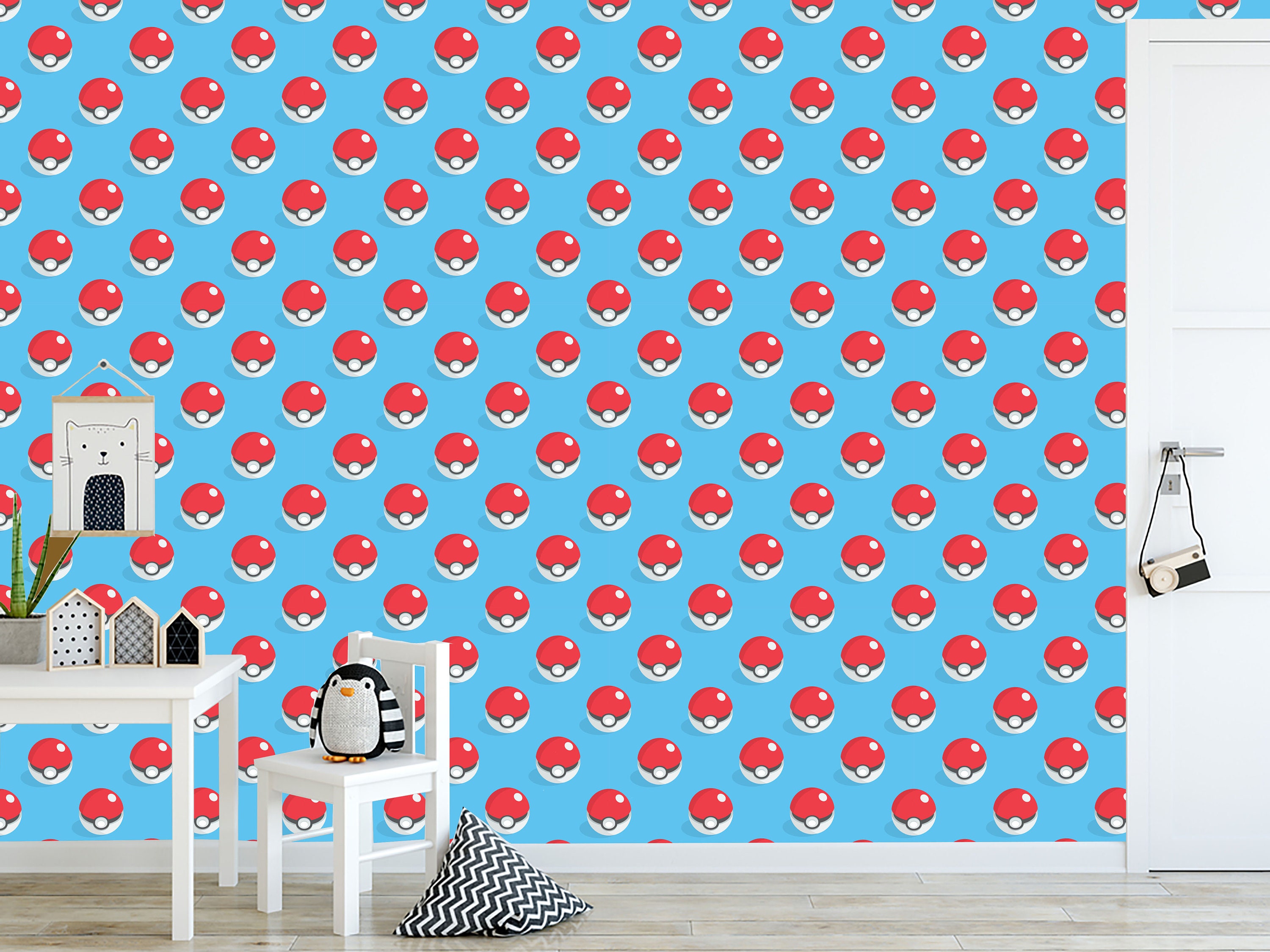 Pokeball Pattern Wallpaper