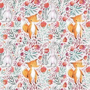 Vintage Foxy | Removable Wallpaper | Pattern #210 - Etsy