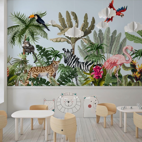 Safari Wallpaper - Etsy UK