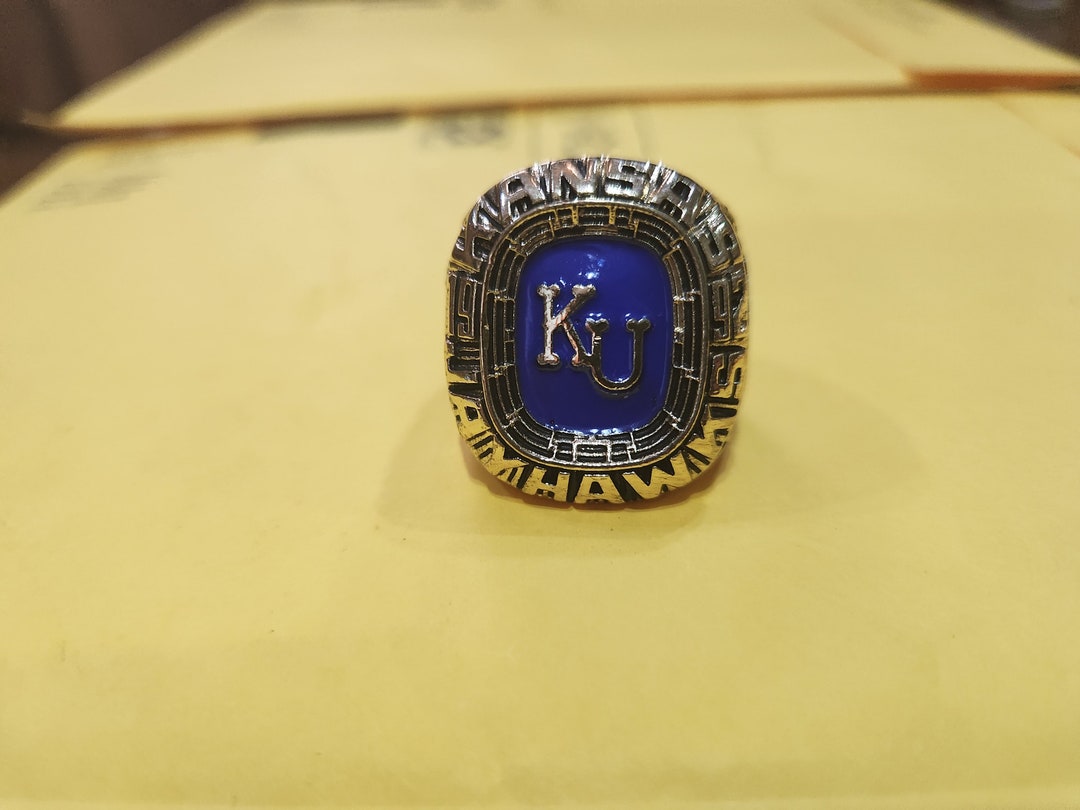 1992 Kansas Jayhawks Commerative Championship Fan Ring Sz 11 - Etsy