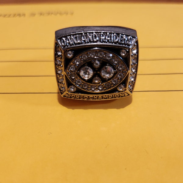 Oakland Raiders Ring - Etsy