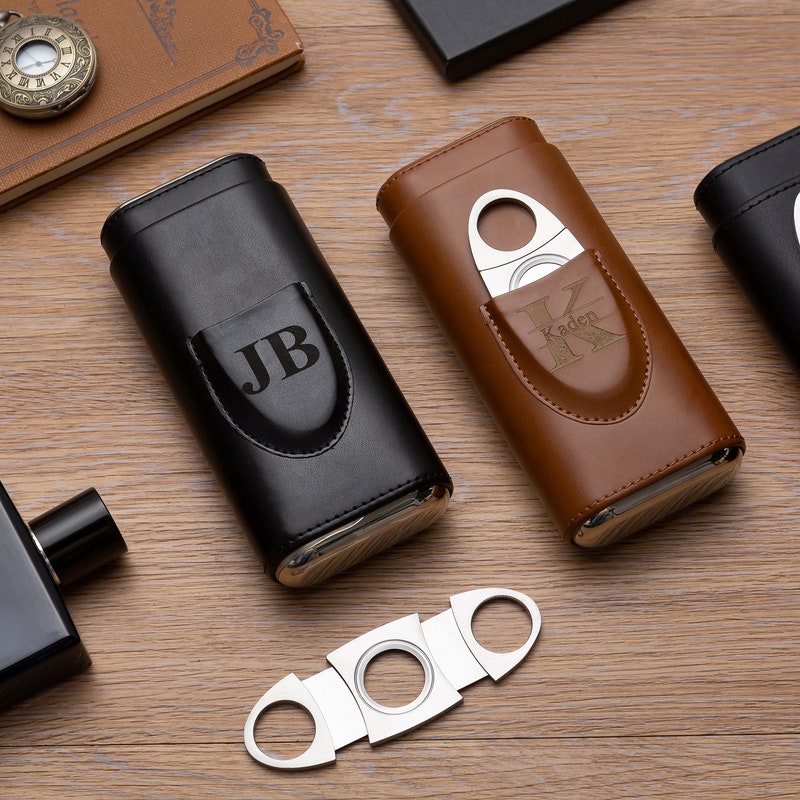 Learher Cigar Case - Etsy