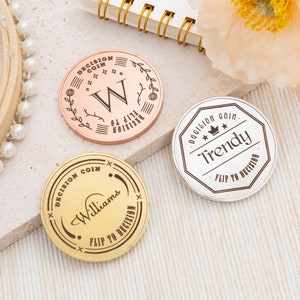 Personalized Coin,custom Flip Coin,decision Making Coin,couple Decision ...
