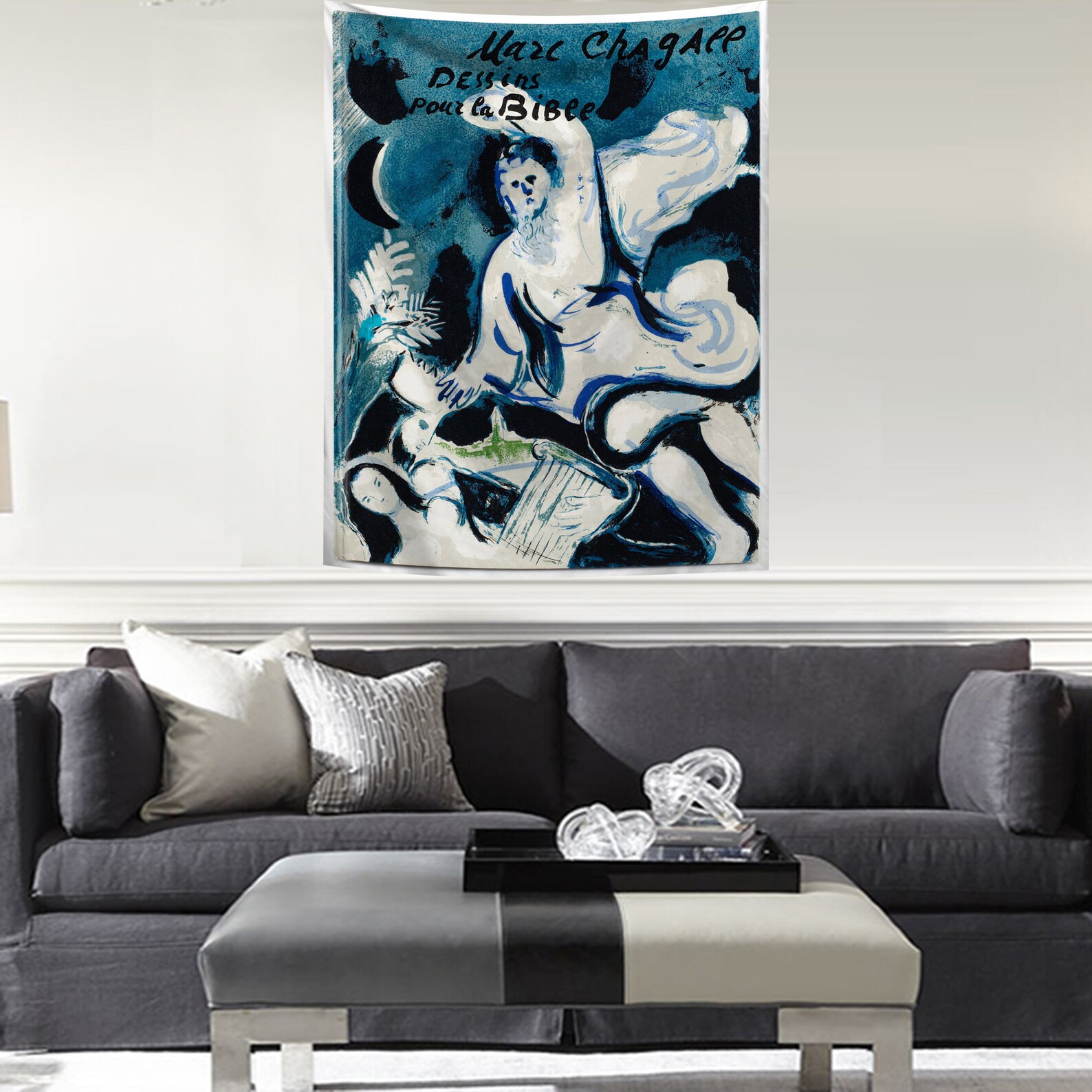 Abstract Tapestry People Tapestries The Moon Plants | Etsy