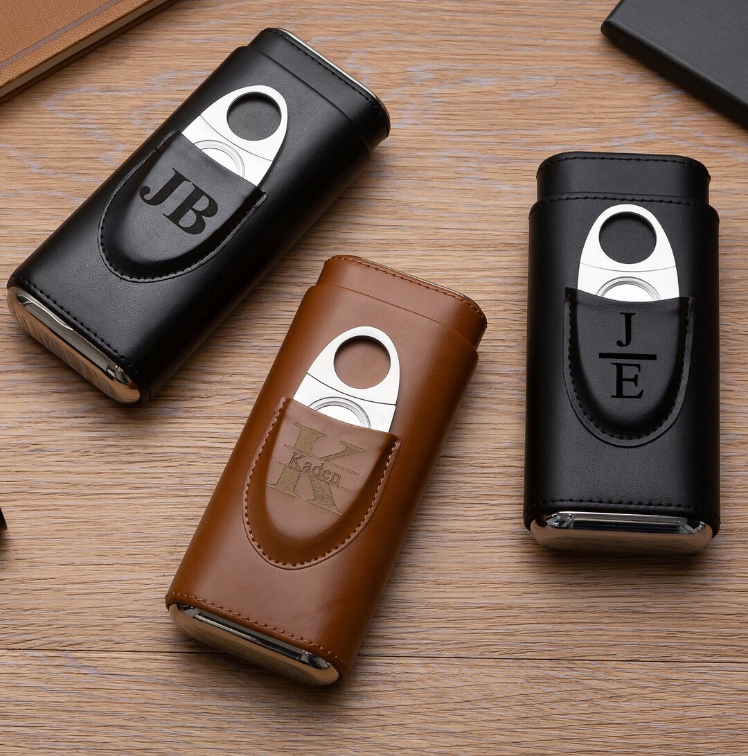 Personalized Gifts,engraved Cigar Case,custom Cigar Case,boyfriend Gift ...