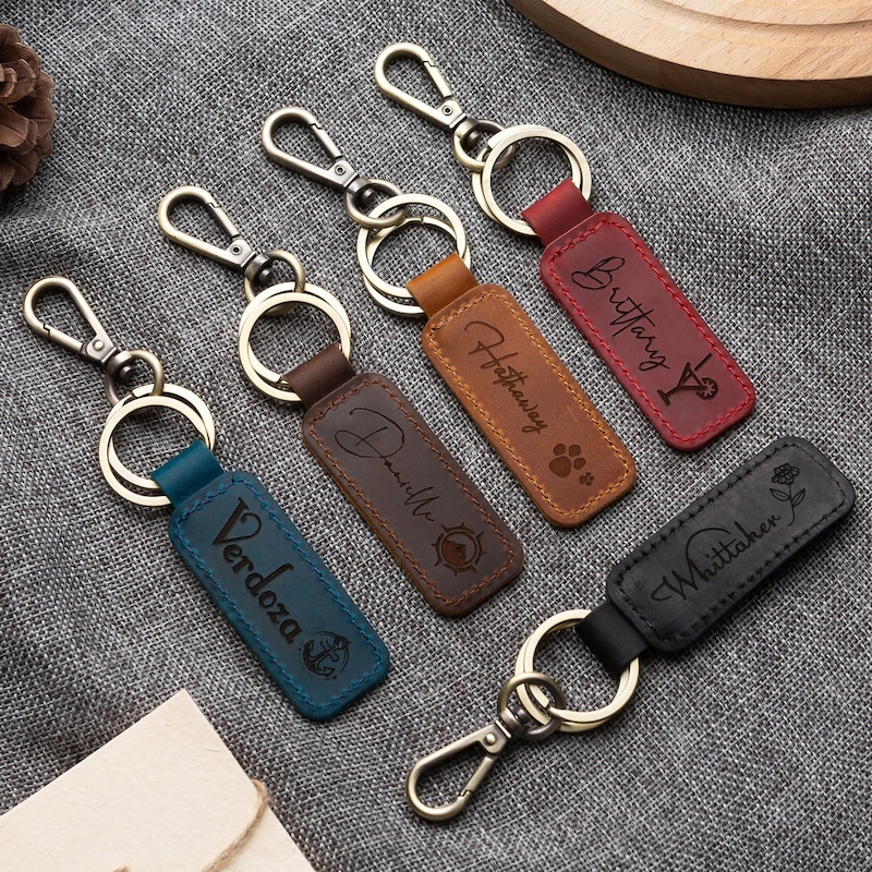 Engraved Keyrings - Etsy