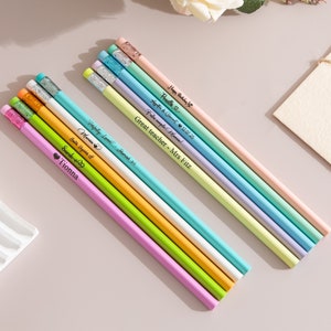 Personalized Named Pencils,pencils With Names,custom Pencils,school ...