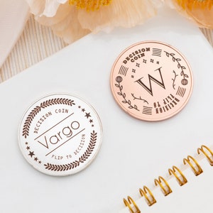 Personalized Coin,custom Flip Coin,decision Making Coin,couple Decision ...