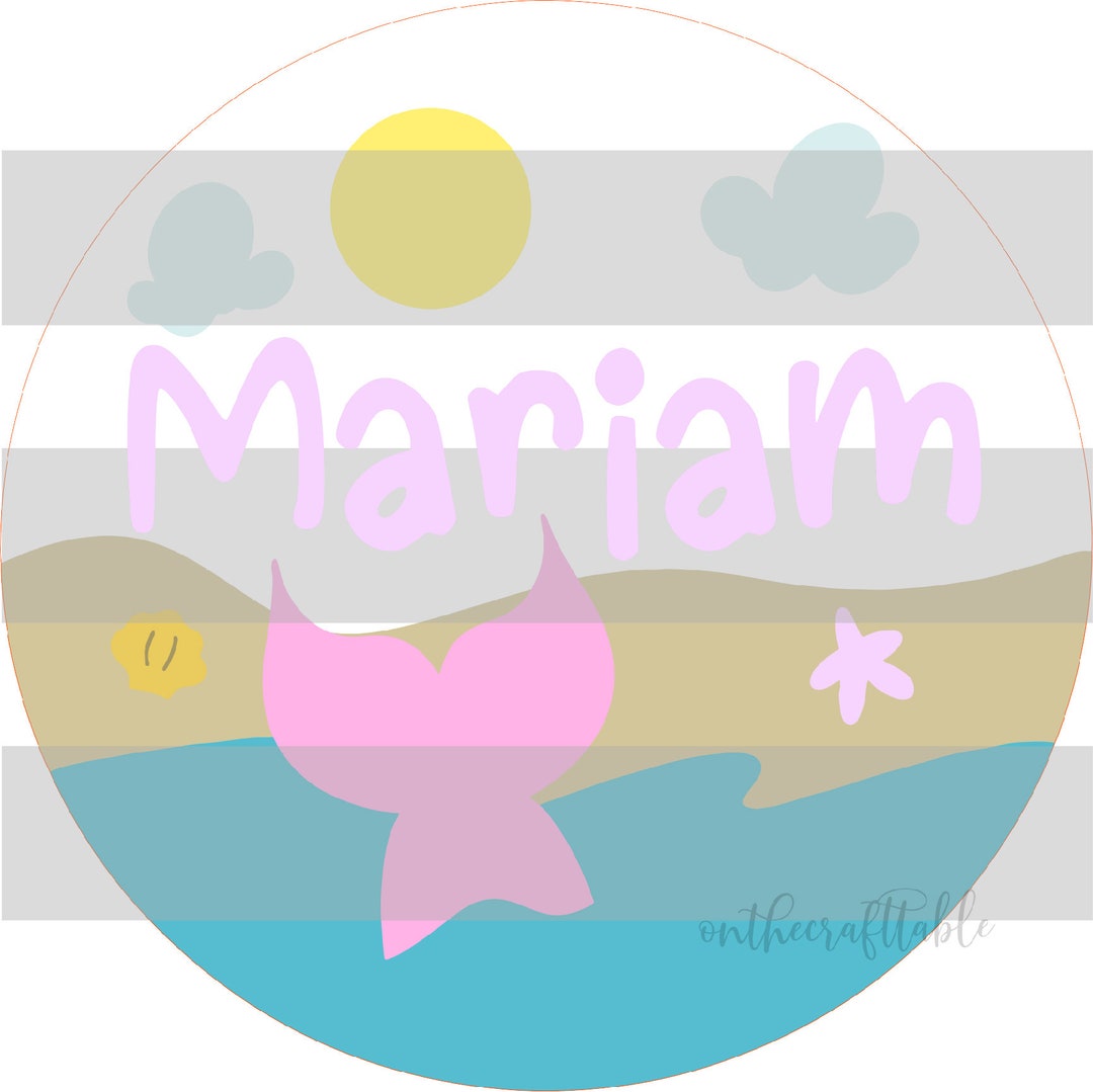 Mariam Mermaid SVG FILE - Etsy