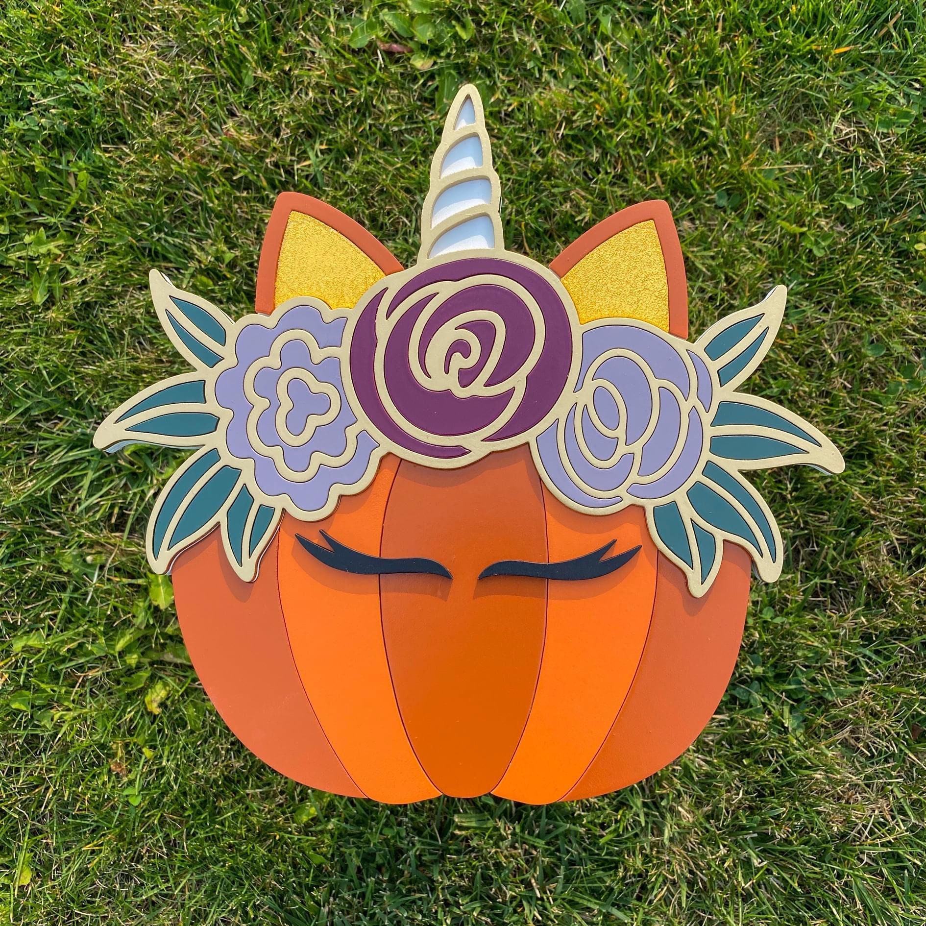 Floral Kittycorn SVG FILE | Etsy