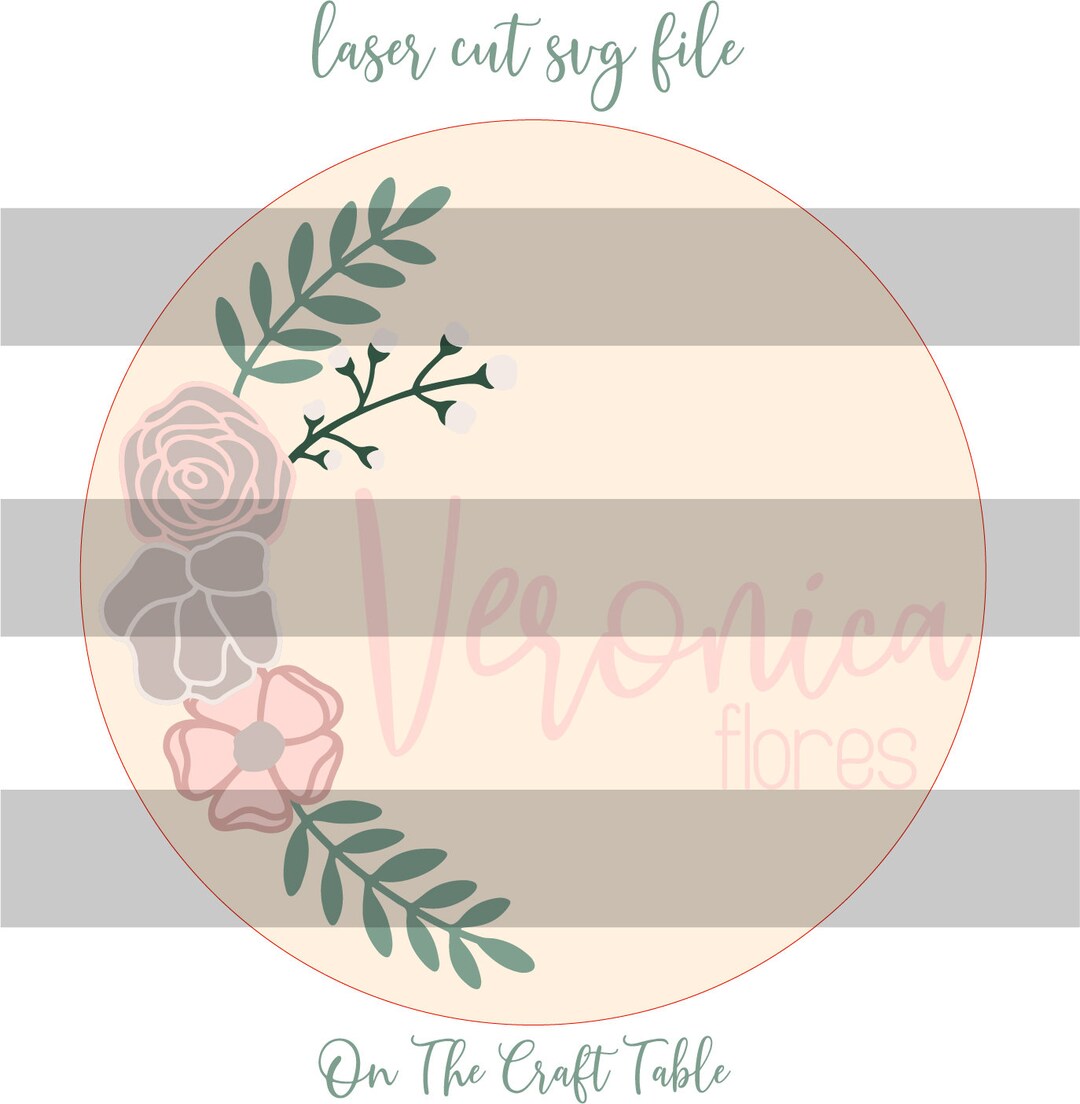 Veronica Florals SVG FILE - Etsy