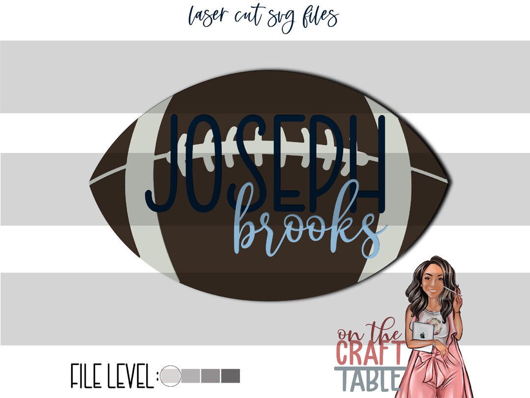 Joseph Football SVG File - Etsy