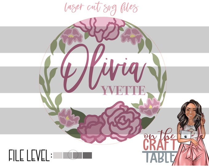 Riann Emilia Floral SVG FILE - Etsy Canada