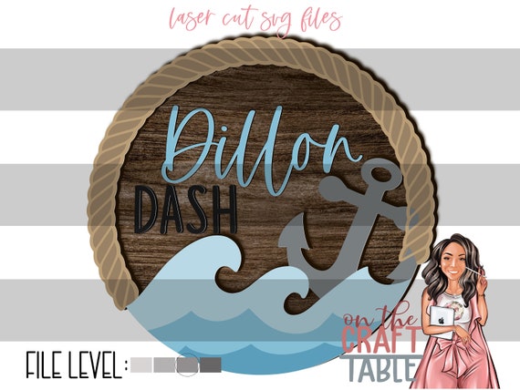 Dash Waves SVG File - Etsy