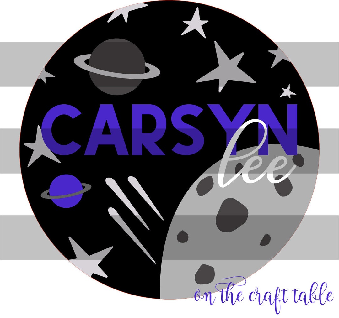 Carsyn Galaxy SVG FILE - Etsy