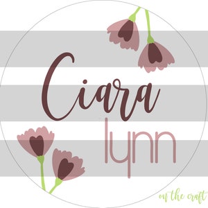 Ciara Florals SVG FILE - Etsy