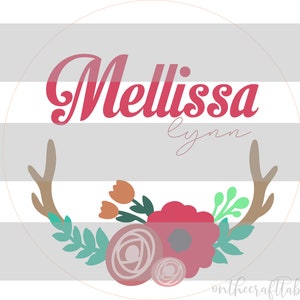 Mellissa Lynn Floral SVG FILE - Etsy