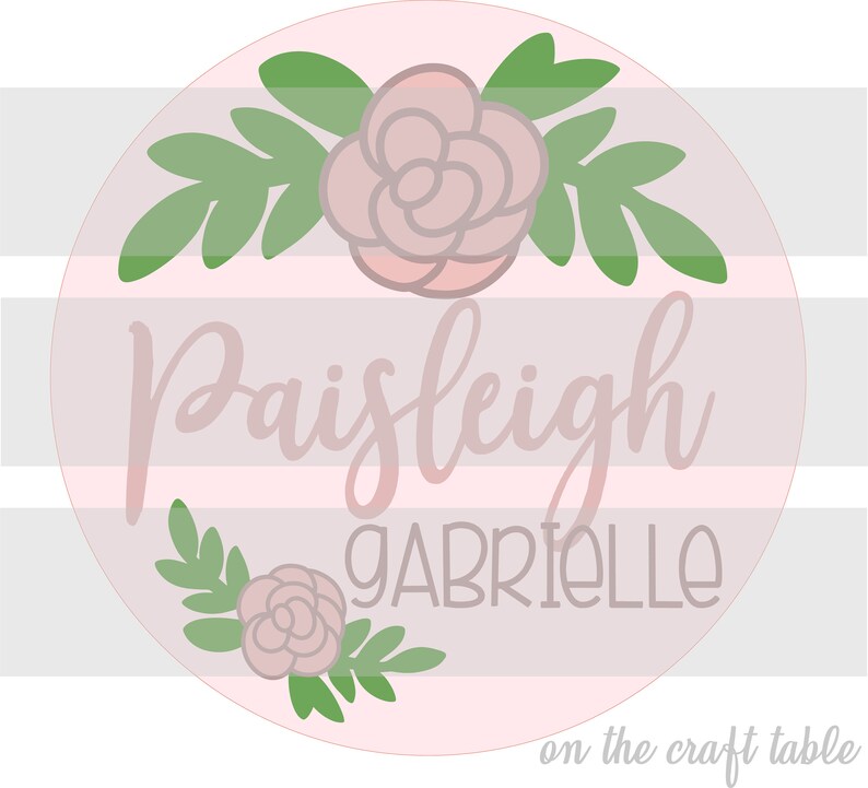 Paisleigh Floral SVG FILE - Etsy