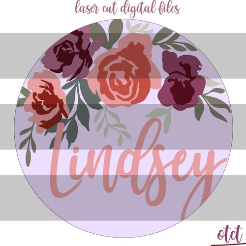 Emily Florals SVG FILE - Etsy