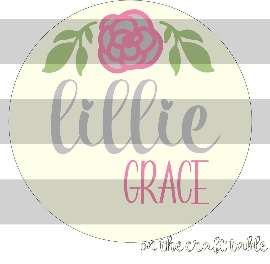 Lillie Grace Floral SVG FILE | Etsy