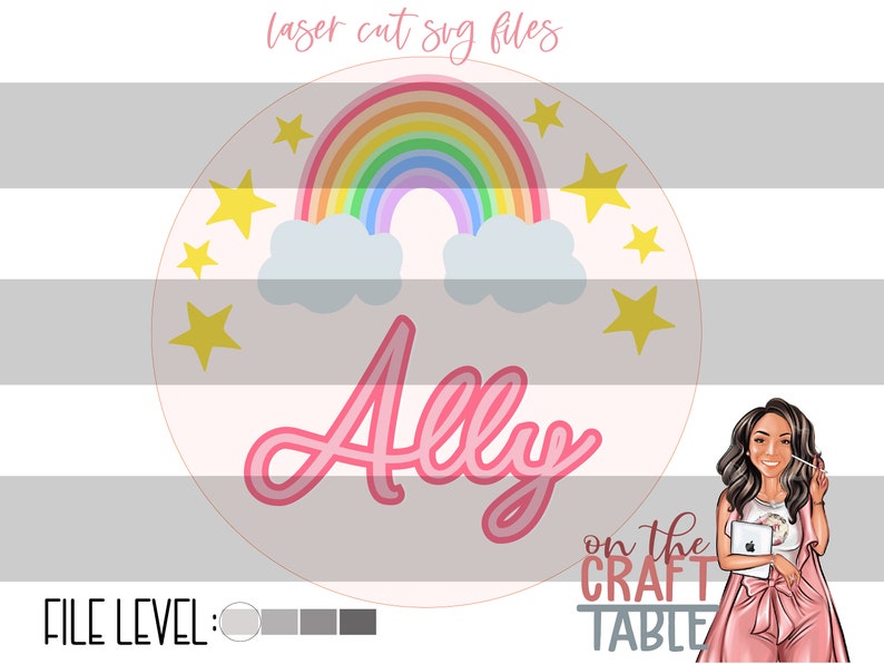 Ally Rainbow SVG File - Etsy