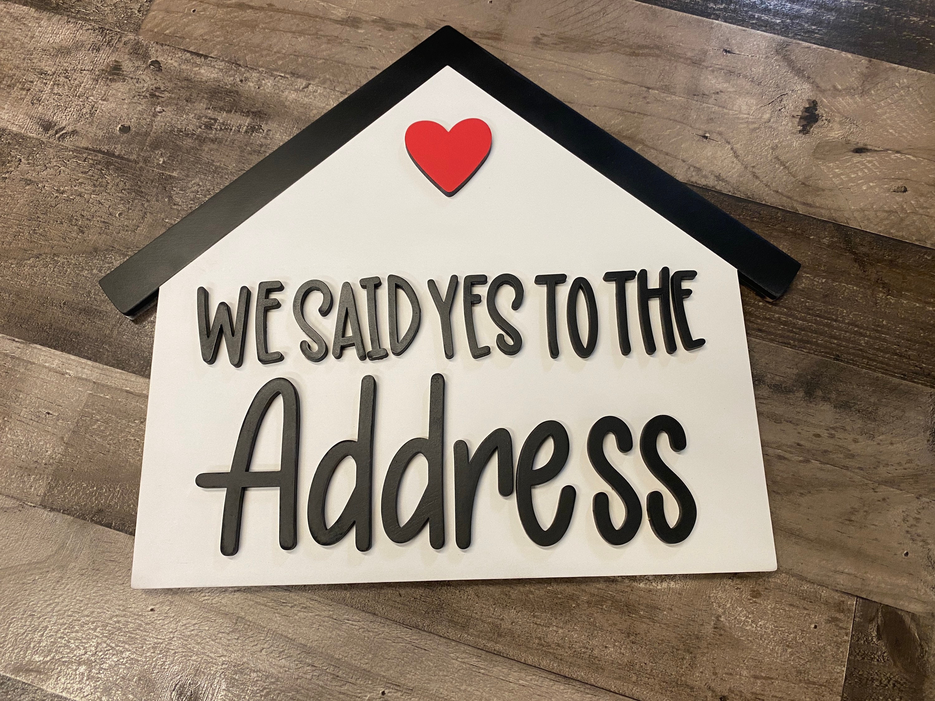 We Said Yes To The Address SVG FILE | Etsy