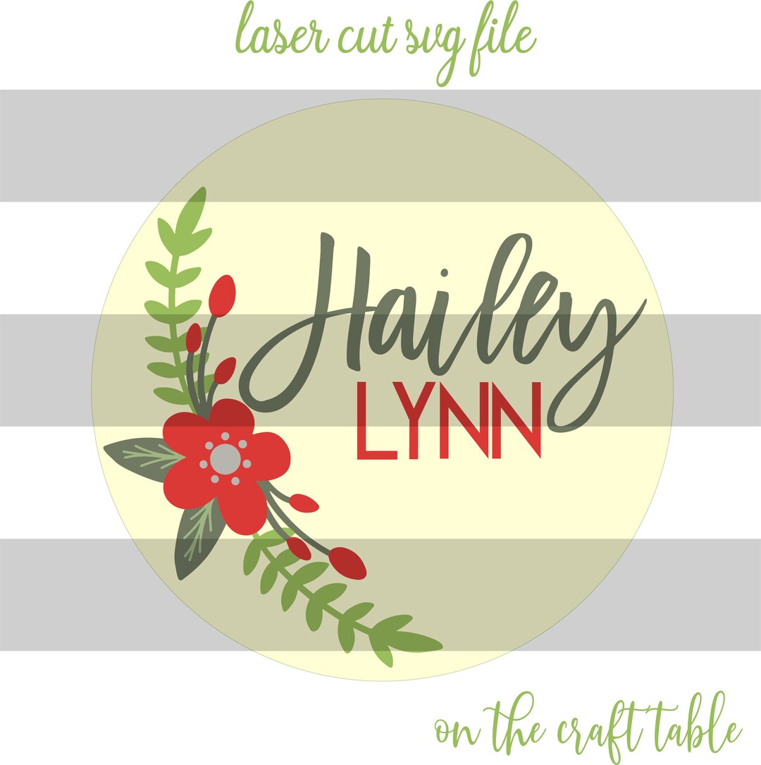 Hailey Lynn Floral SVG FILE - Etsy