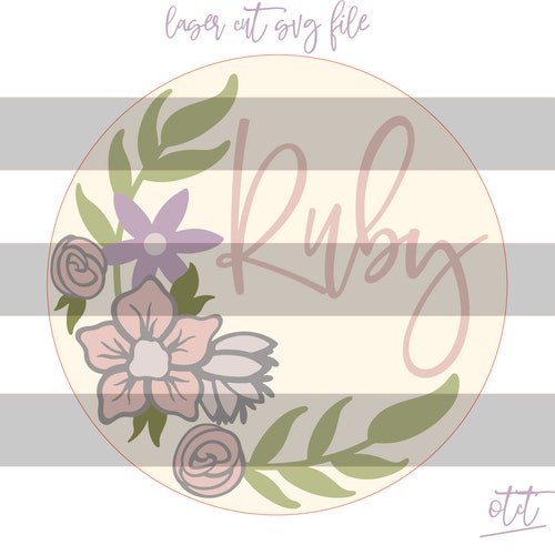 Florina Florals SVG FILE - Etsy