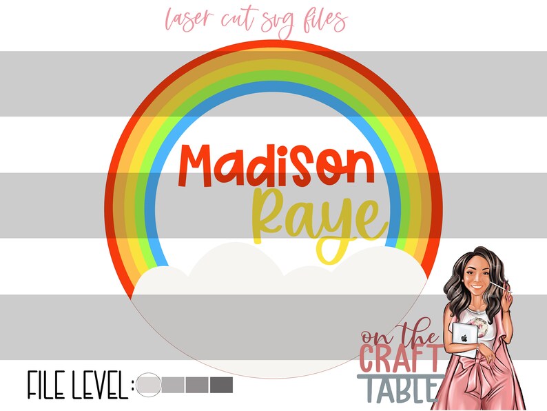 Madison Rainbow SVG File - Etsy