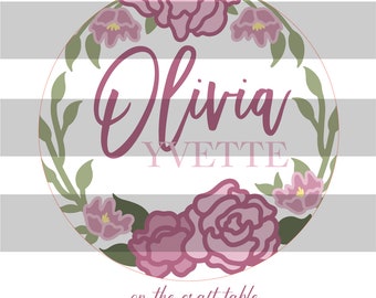 Angie Latrice Florals SVG FILE | Etsy