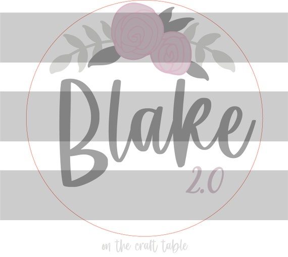 Blake Florals SVG FILE | Etsy