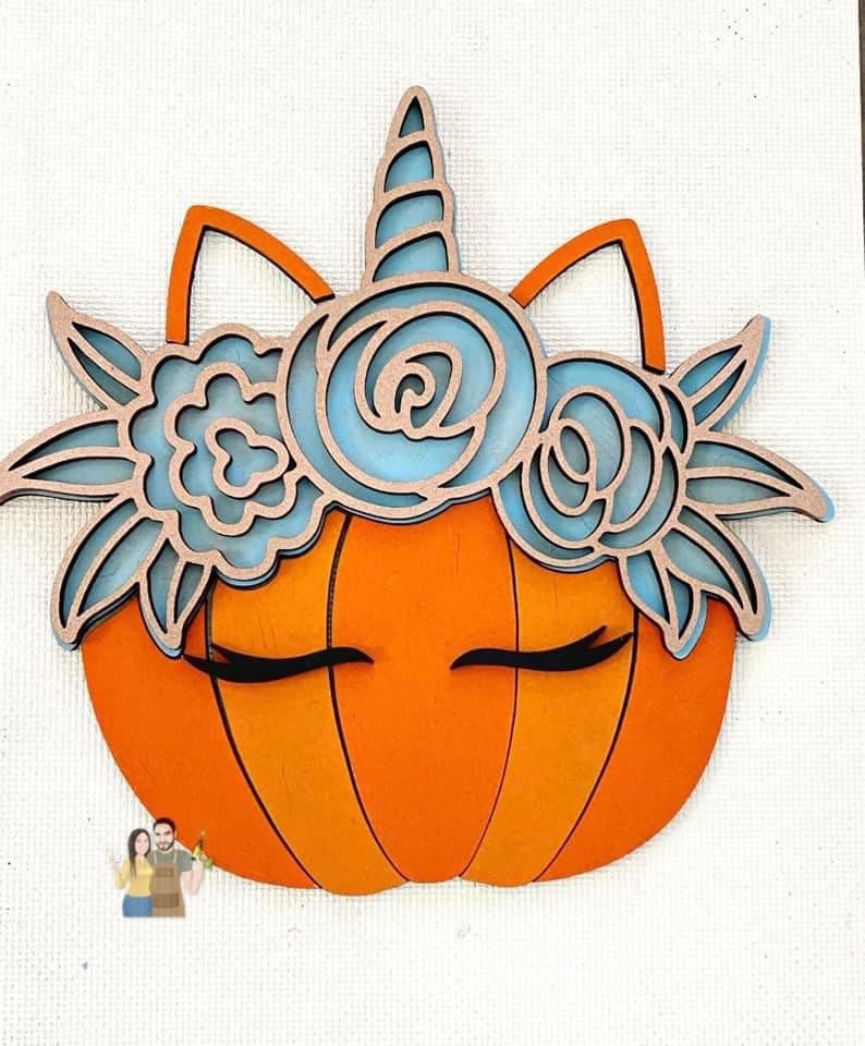 Floral Kittycorn SVG FILE | Etsy