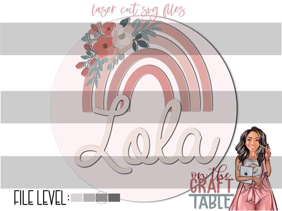 Lola Floral SVG File - Etsy