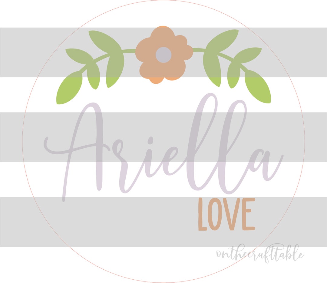 Ariella Love SVG FILE - Etsy