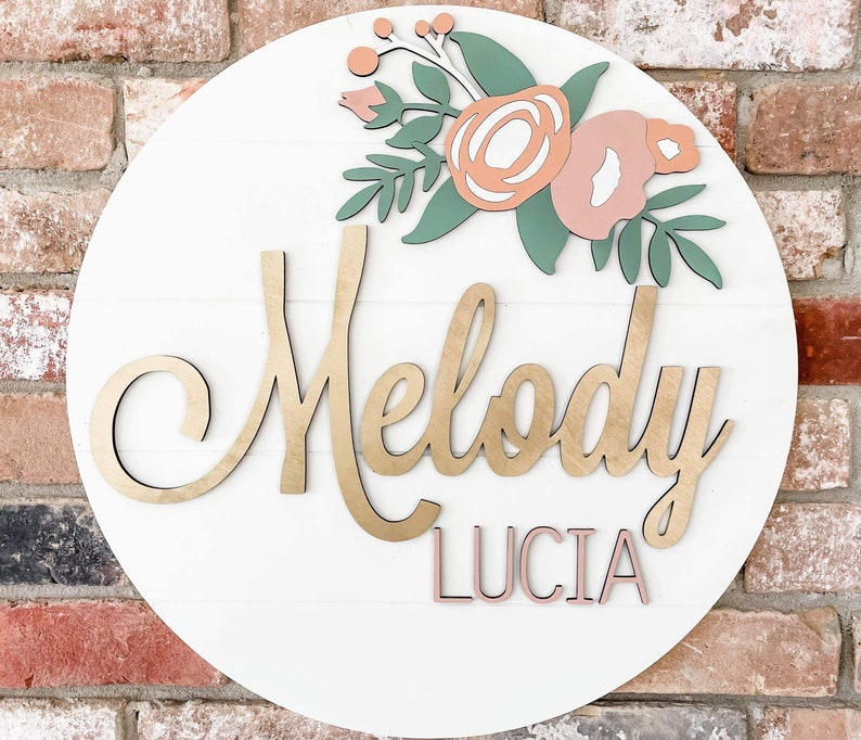 Emily Florals SVG FILE - Etsy