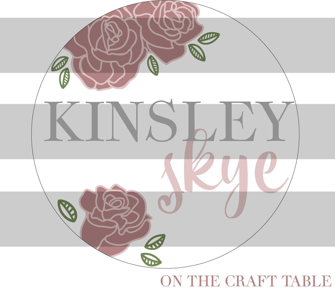 Kinsley Skye Floral SVG FILE - Etsy