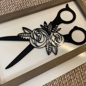 Floral Scissors SVG FILE - Etsy